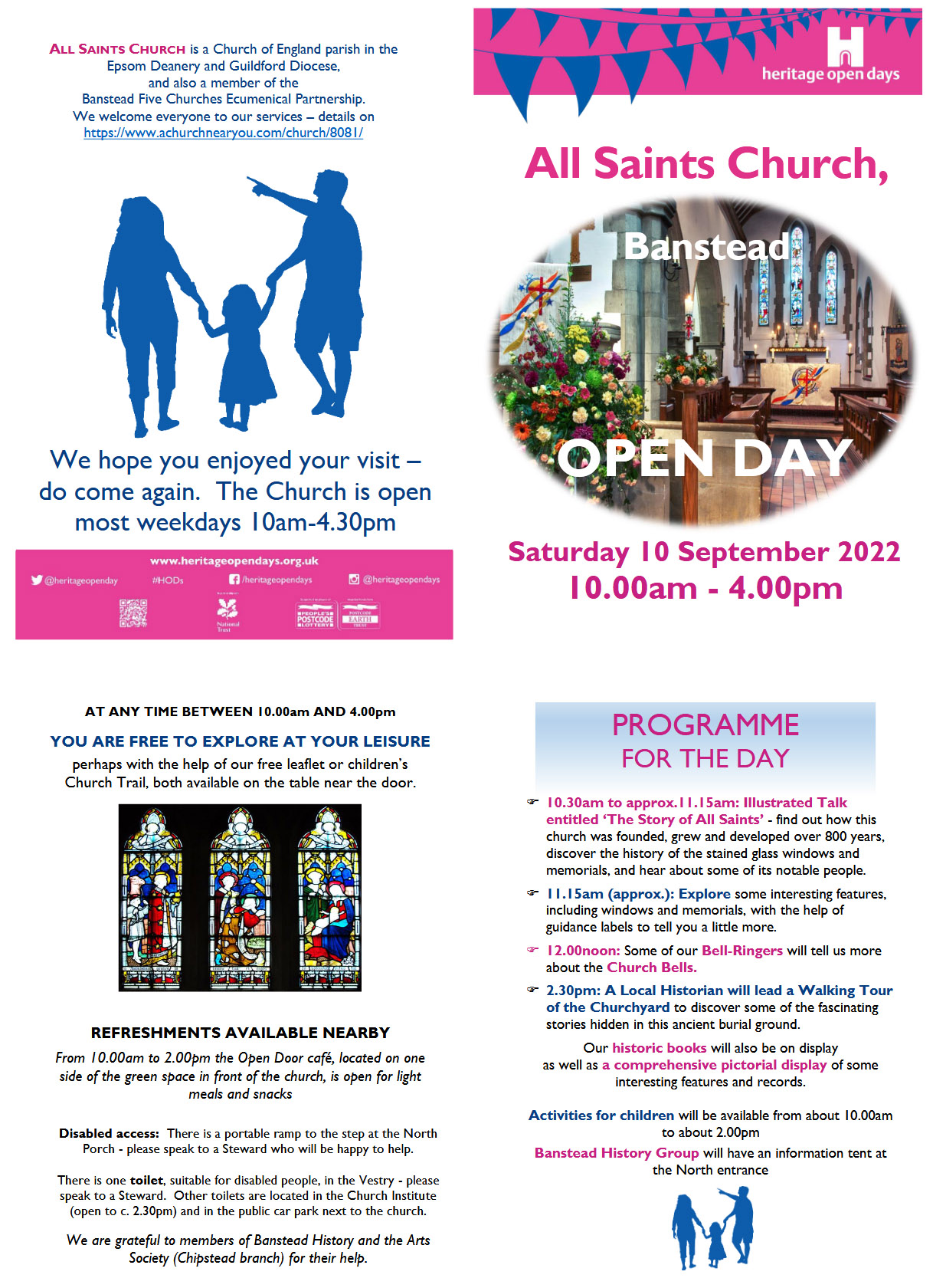 Heritage Open Day Banstead All Saints