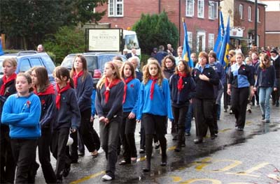 Banstead War Memorial Remembrance Sunday 11 November 2007