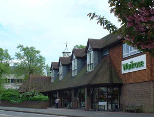 Waitrose Fire in Banstead Surrey