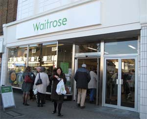 Waitrose Fire in Banstead Surrey