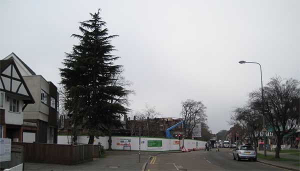 Waitrose Fire in Banstead Surrey